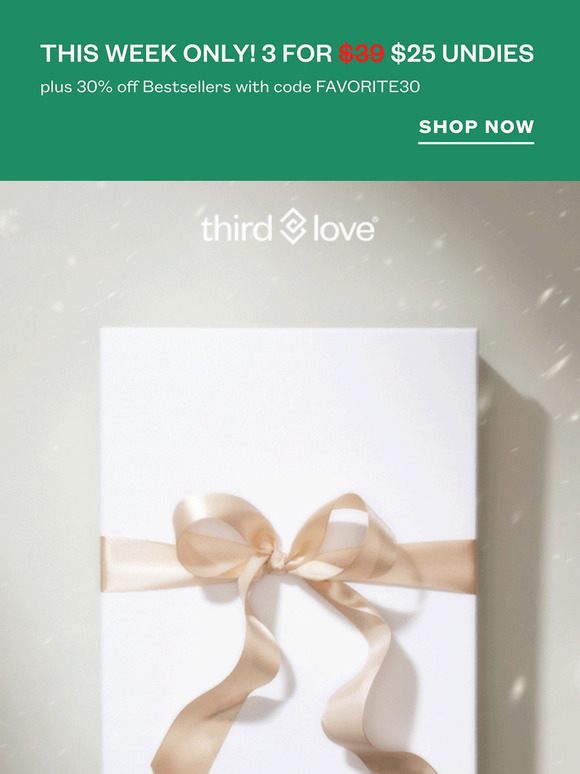 ThirdLove Email Newsletters: Shop Sales, Discounts, and Coupon Codes