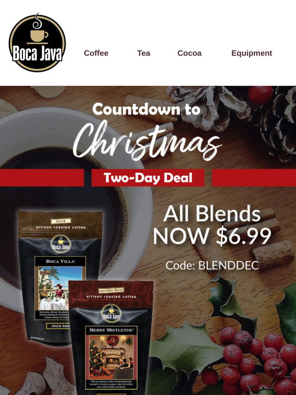 Boca Java: Stock Up on the PERFECT Stocking Stuffer🎁☕ $6.99 Coffee Blends | Milled
