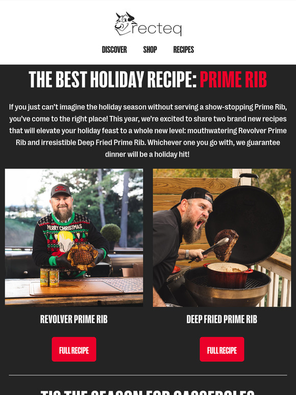 Recteq: Need a main course recipe for the holidays? 🎄🔪 | Milled