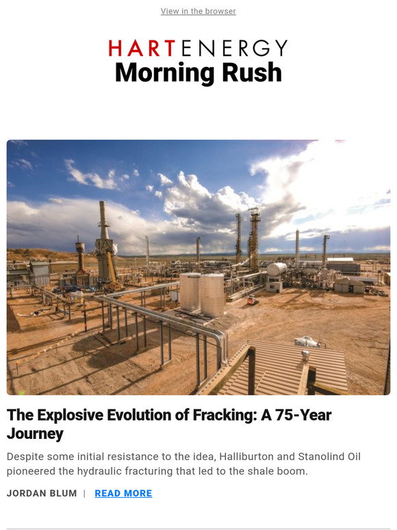 Hart Energy: Morning Rush: Fracking Evolution: A 75-Year Journey ...