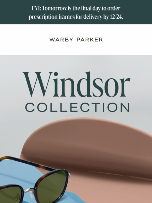Warby Parker: New Windsor rim frames just arrived | Milled