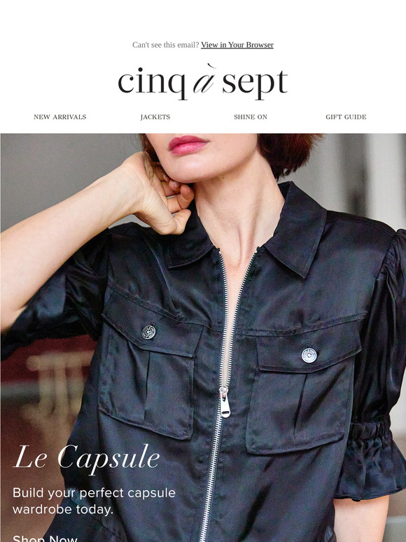 Cinq à Sept: Build Your Perfect Capsule Wardrobe | Milled
