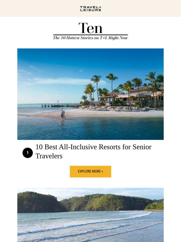 Travel + Leisure: 10 Best All-Inclusive Resorts for Senior Travelers ...