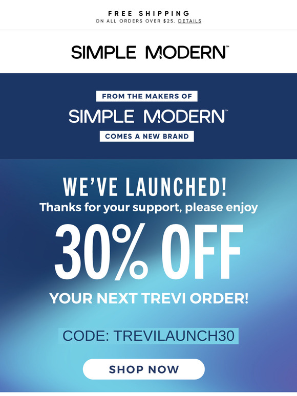 Simple Modern: Trevi has Officially LAUNCHED!💧🍋🫐🍓🍊💧 | Milled