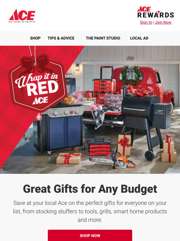 Ace Hardware Email Newsletters: Shop Sales, Discounts, and Coupon Codes