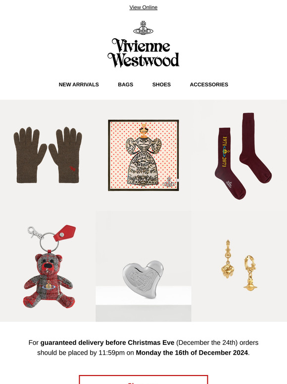 Vivienne Westwood: FESTIVE GIFTING | GOOD THINGS COME IN SMALL PACKAGES ...