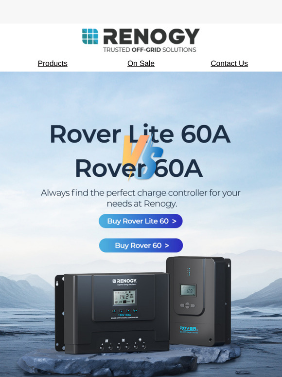 Renogy: 👓Rover Lite 60 vs. Rover 60 | 👀See The Difference Between Rover ...