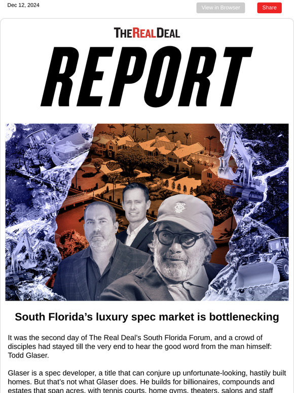 The Real Deal: Special report: South Florida’s luxury spec market is ...