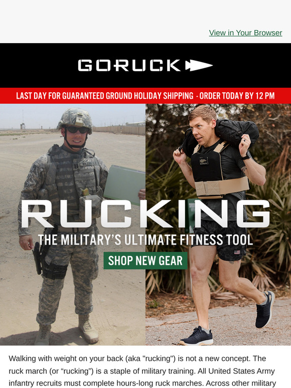 GORUCK: The Military’s Secret to Strength and Resilience | Milled