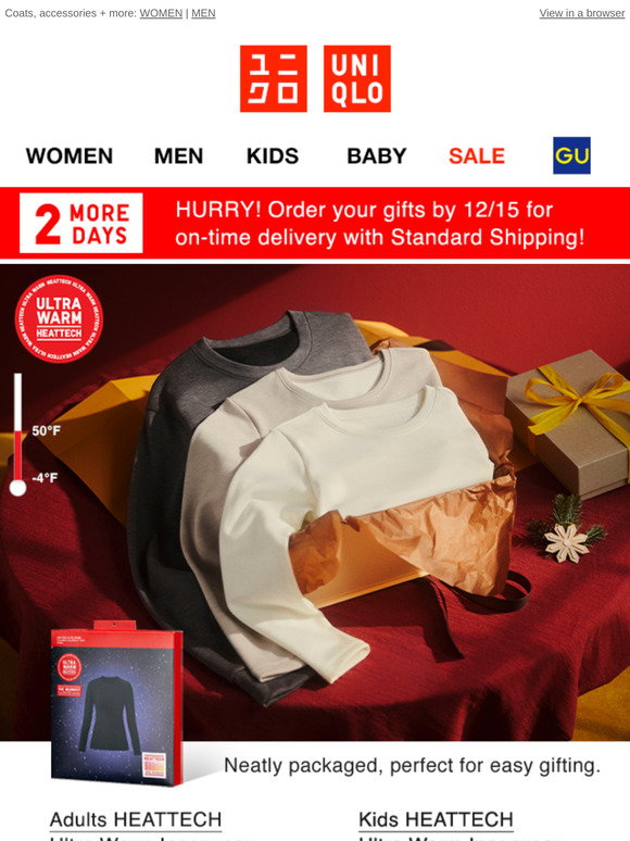 UNIQLO: Deals on styles that go the extra mile | Milled