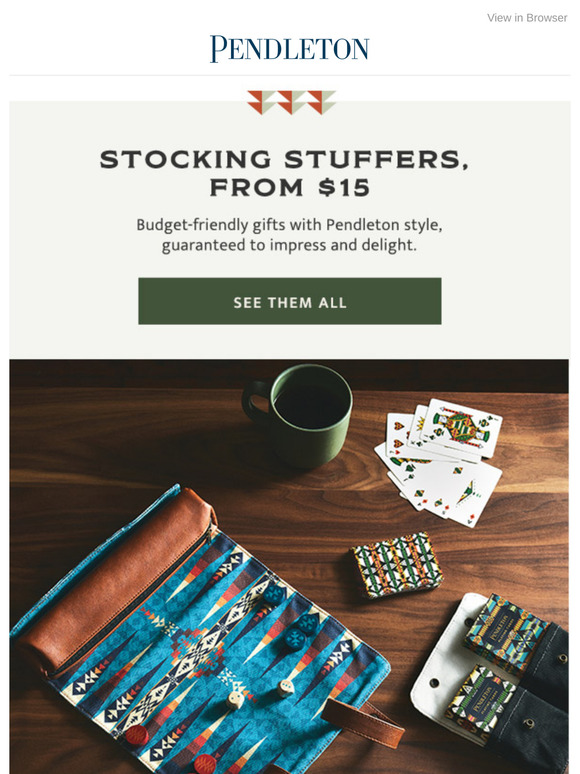 Pendleton: The best stocking stuffers | Milled