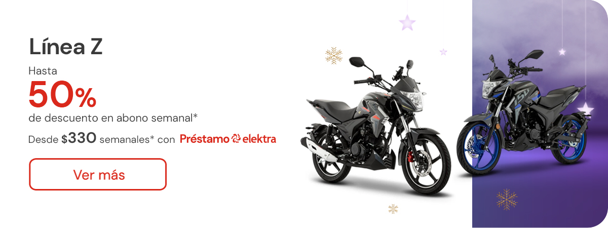 Elektra: 🌙 ¡Arranca la GRAN Venta Nocturna Navideña! 🎄 Motos Línea Z ...