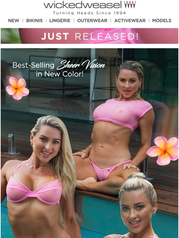 Wicked Weasel: 100% See-Through SEXY 🔥 Best-Selling Sheer Vision in all-new color | Milled