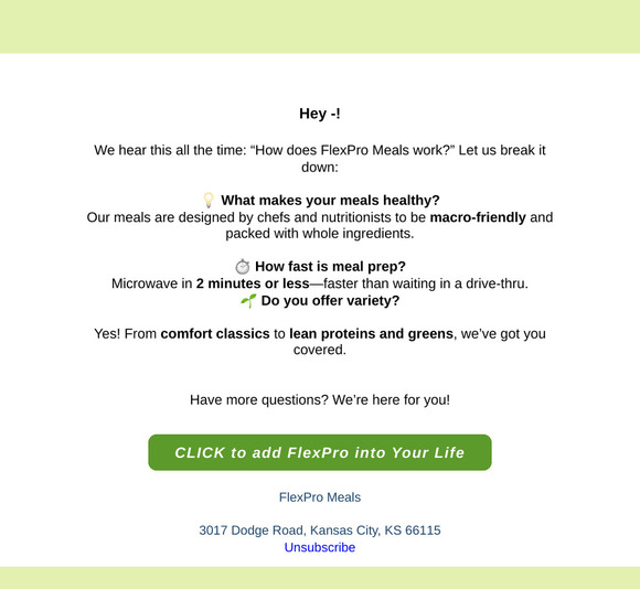 FlexPro Meals: 🍳 Your Questions, Answered! | Milled