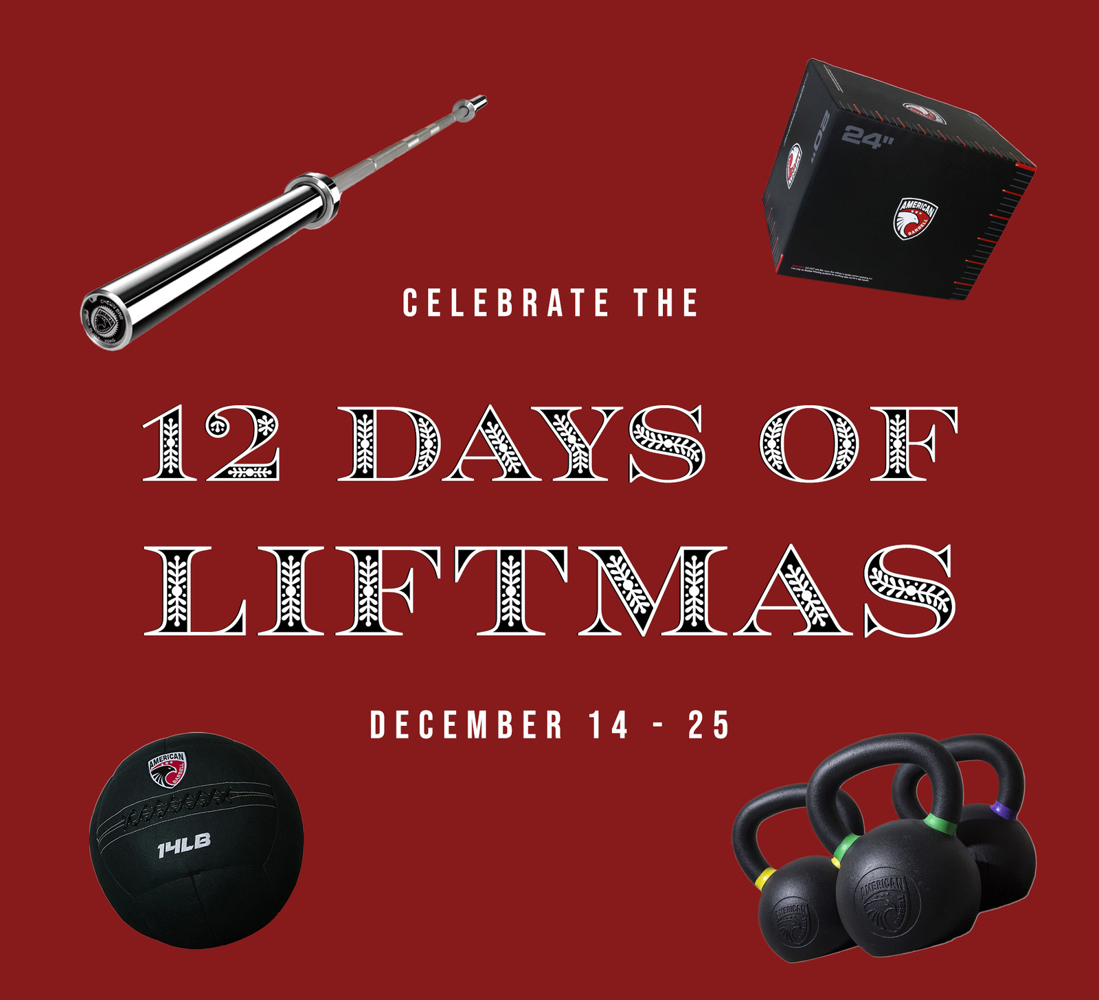 American Barbell: The 12 Days of Liftmas 🎅 | Milled