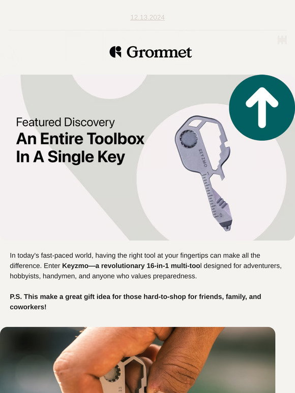 The Grommet: 16 Tools in one simple key 🔑 | Milled