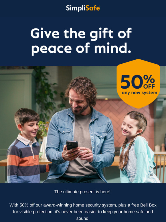 SimpliSafe: 50% Off + Free Bell Box (Worth £79) | Milled