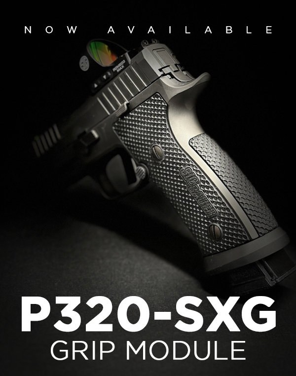 SIG SAUER: NEW: P320-SXG Grip Module | Milled