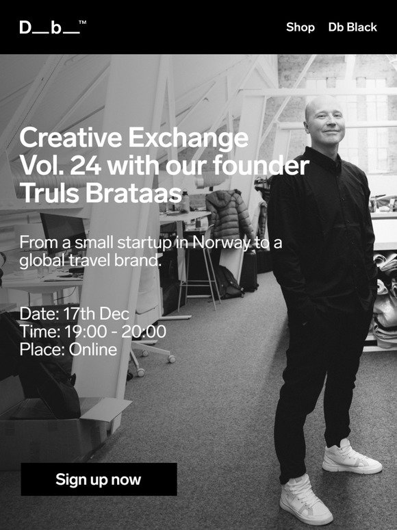 Db: Creative Exchange Vol. 24 - With our founder Truls Brataas | Milled