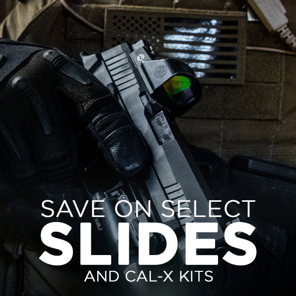 SIG SAUER: SALE: Pistol Slides and CAL-X Kits | Milled