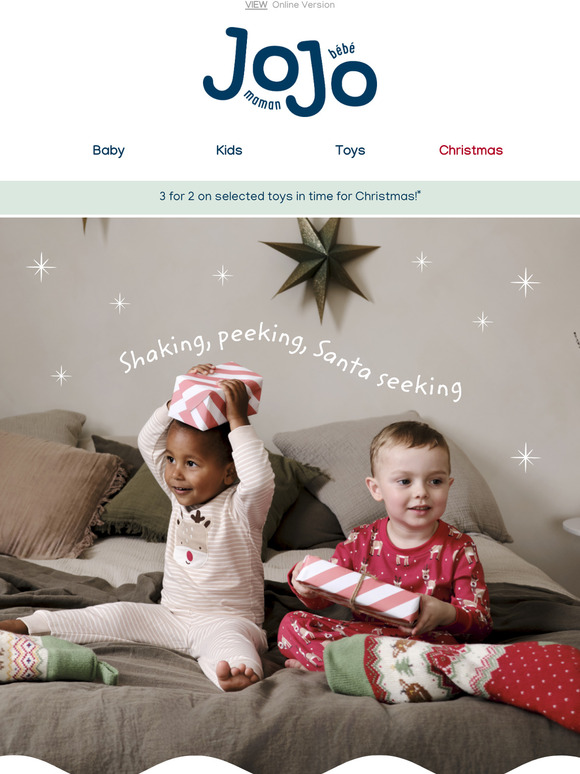 Jojo Maman Bébé: Ho ho, Santa's on his merry way... 🎅 | Milled