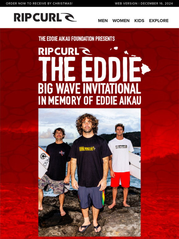 Rip Curl Eddie Would Go Official Merchandise Milled
