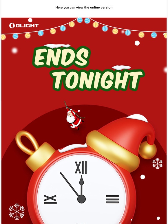 Olight: Final Call! Christmas Sale Ends Tonight! | Milled