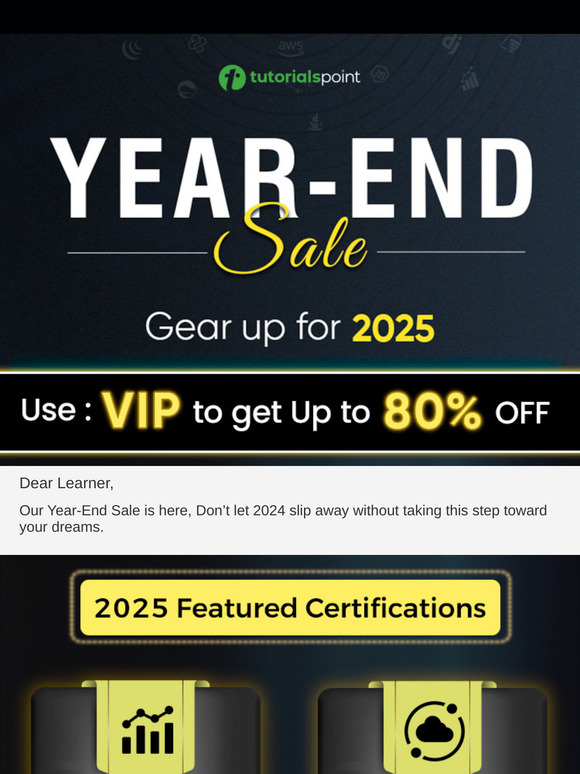 Tutorialspoint: 🏆Master Skills Before 2025: Start Now | Milled