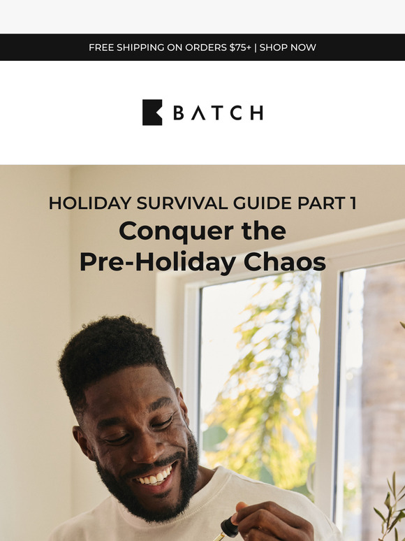 BATCH: 🎄 Holiday Survival Guide Part 1 - Conquer the Pre-Holiday Chaos ...