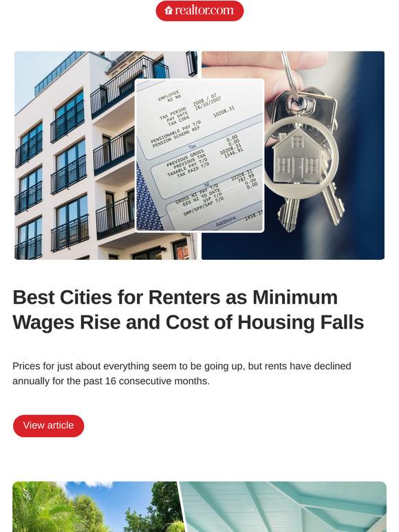 Realtor: Best Cities for Renters as Minimum Wages Rise and Cost of ...