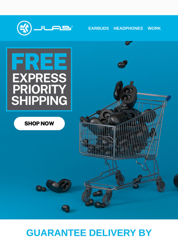 JLab Audio: Limited Time Only! FREE Express Priority Shipping 📦 | Milled