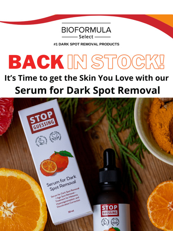 BioFormula Select: 🔥 Limited Stock: Serum for Dark Spots is Back! | Milled