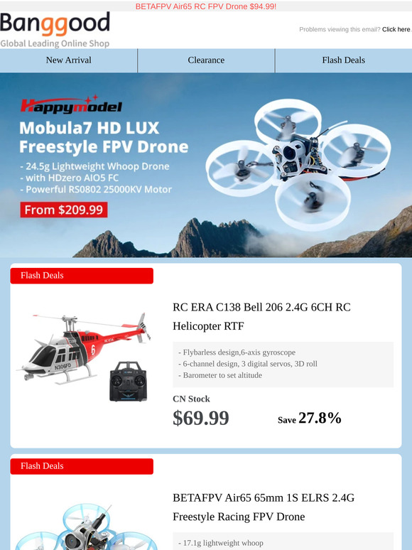 Banggood: [Christmas RC Models Sales] RC ERA C138 1:33 RC Helicopter ...