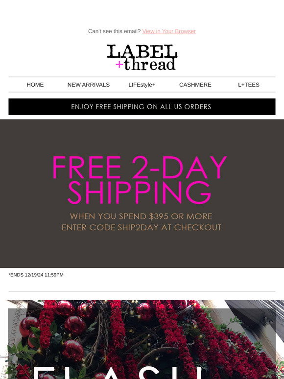 Label and Thread: Flash Sale Tuesday | Milled