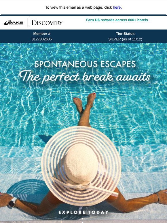 Oaks Hotels & Resorts: Need a break? Last minute getaways you’ll love | Milled