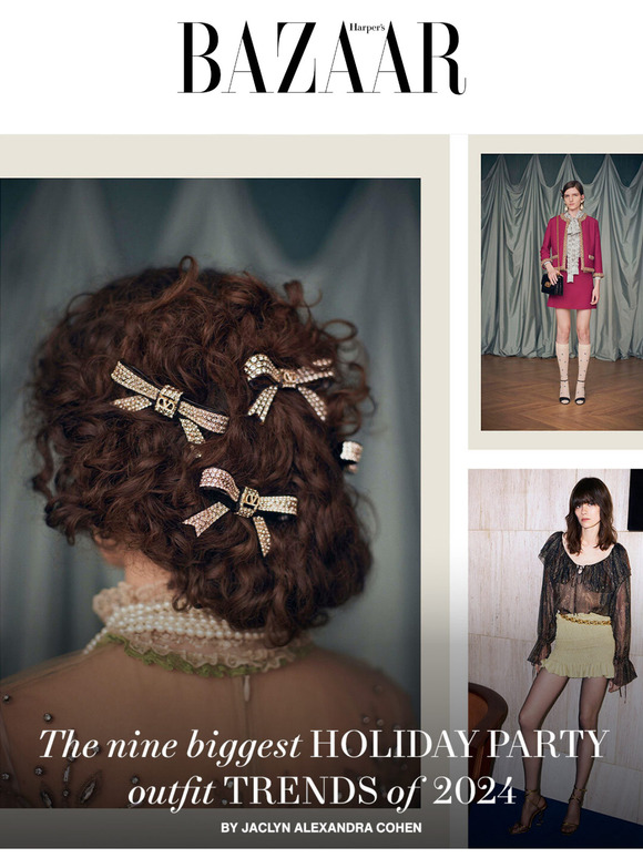 Harper's Bazaar: What to Wear to Holiday Parties | Milled