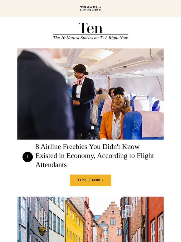 Travel + Leisure: 8 Airline Freebies You Didn't Know Existed in Economy ...