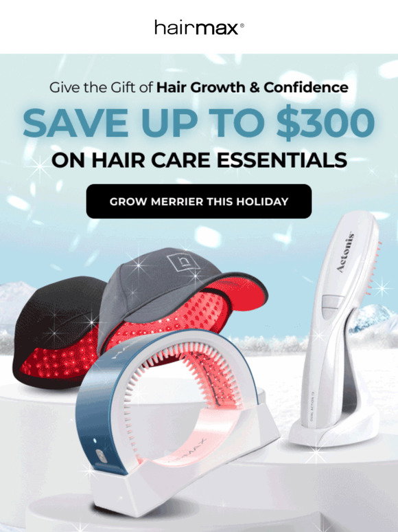 Hairmax: Explore Our Holiday Guide for Healthy Hair | Milled