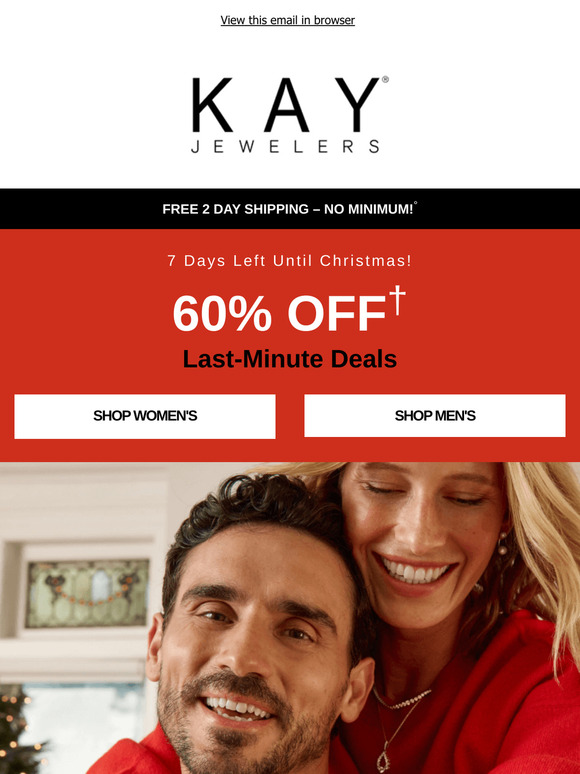 Kay Jewelers: Holiday Rush! Up to 60% OFF Last-Minute Deals 🎄 | Milled