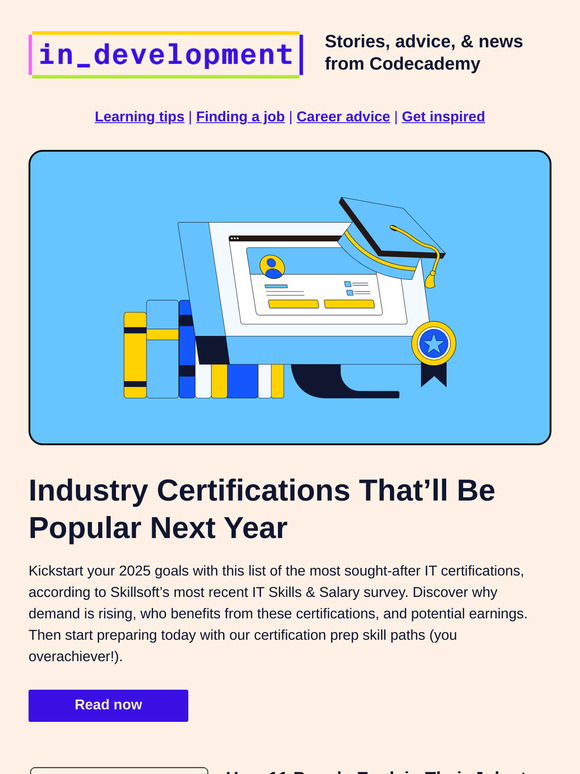 Codecademy: The industry certifications everyone wants in 2025 | Milled
