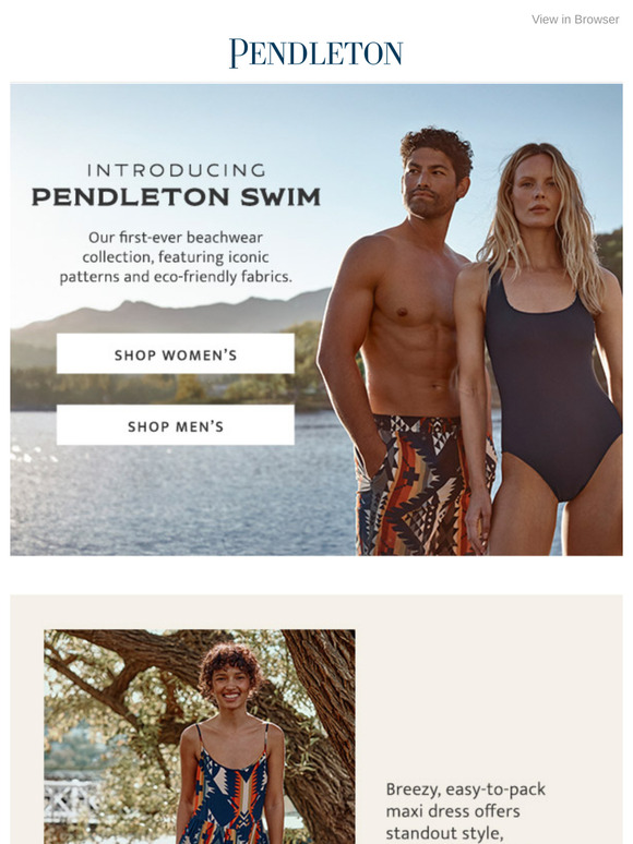 Pendleton: Introducing Pendleton Swim | Milled