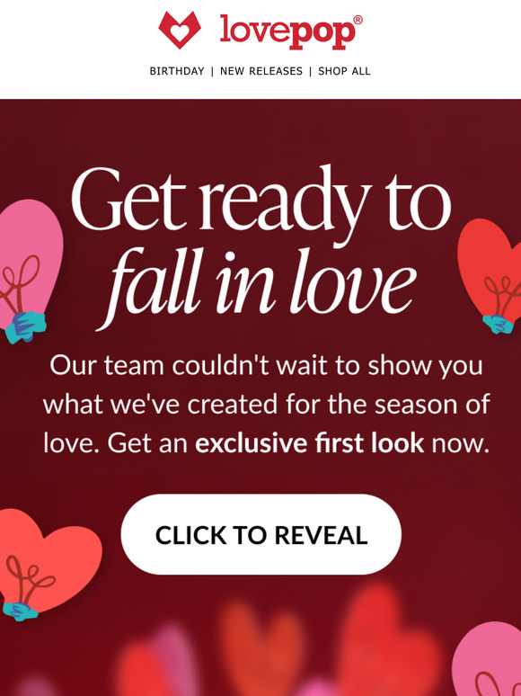 Lovepop: EARLY ACCESS | The Valentine’s Day Collection | Milled