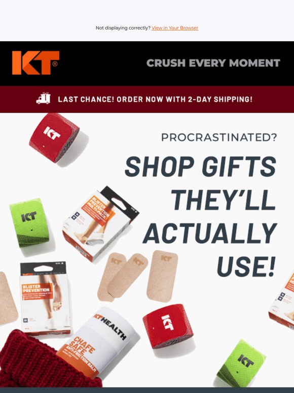 KT Tape: Wrap It Up! Holiday Shipping Ends Today! ⏰🎄 | Milled