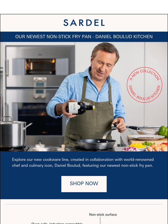Sardel: Daniel Boulud Non-Stick Cookware | Milled