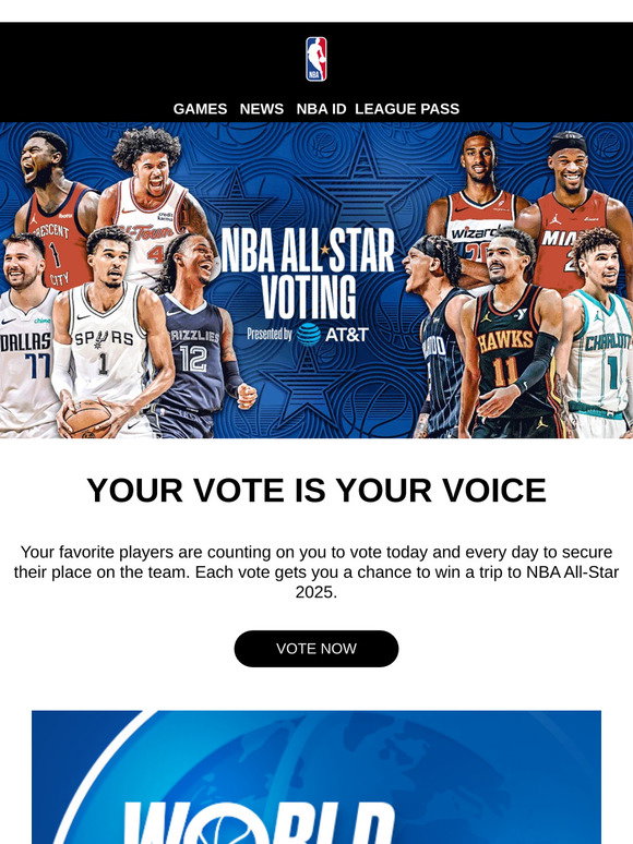 NBA Store: NBA All-Star Voting is Live! | Milled