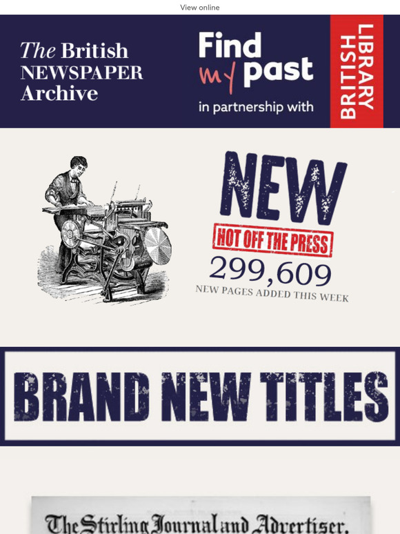 British Newspaper Archive: A sterling effort at The Archive | Milled