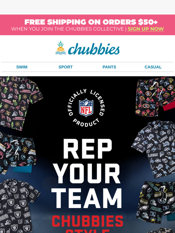 Chubbies: Only REAL NFL fans are allowed to open this email... | Milled