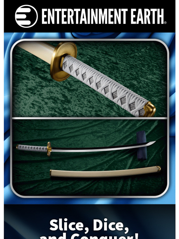 Entertainment Earth: Wield Zoro’s Power – Epic Swords Await! 🗡️🔥 | Milled