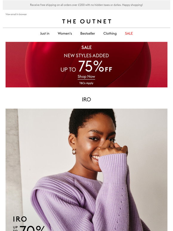 The Outnet: Off-duty dressing by IRO at up to 70% off | Milled