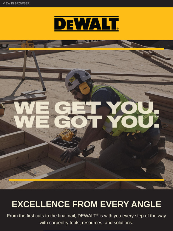 DEWALT: Demand Excellence from Every Angle | Milled